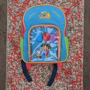 Nickelodeon | Accessories | Vintage Dora Explorer Rolling Backpack Kids ...